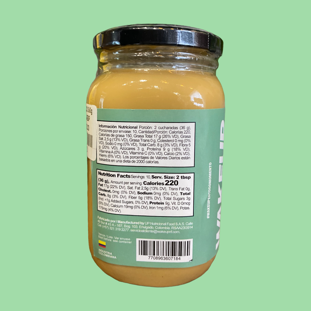 WakeUp Crema de Maní con Coco 360gr - Persano.co