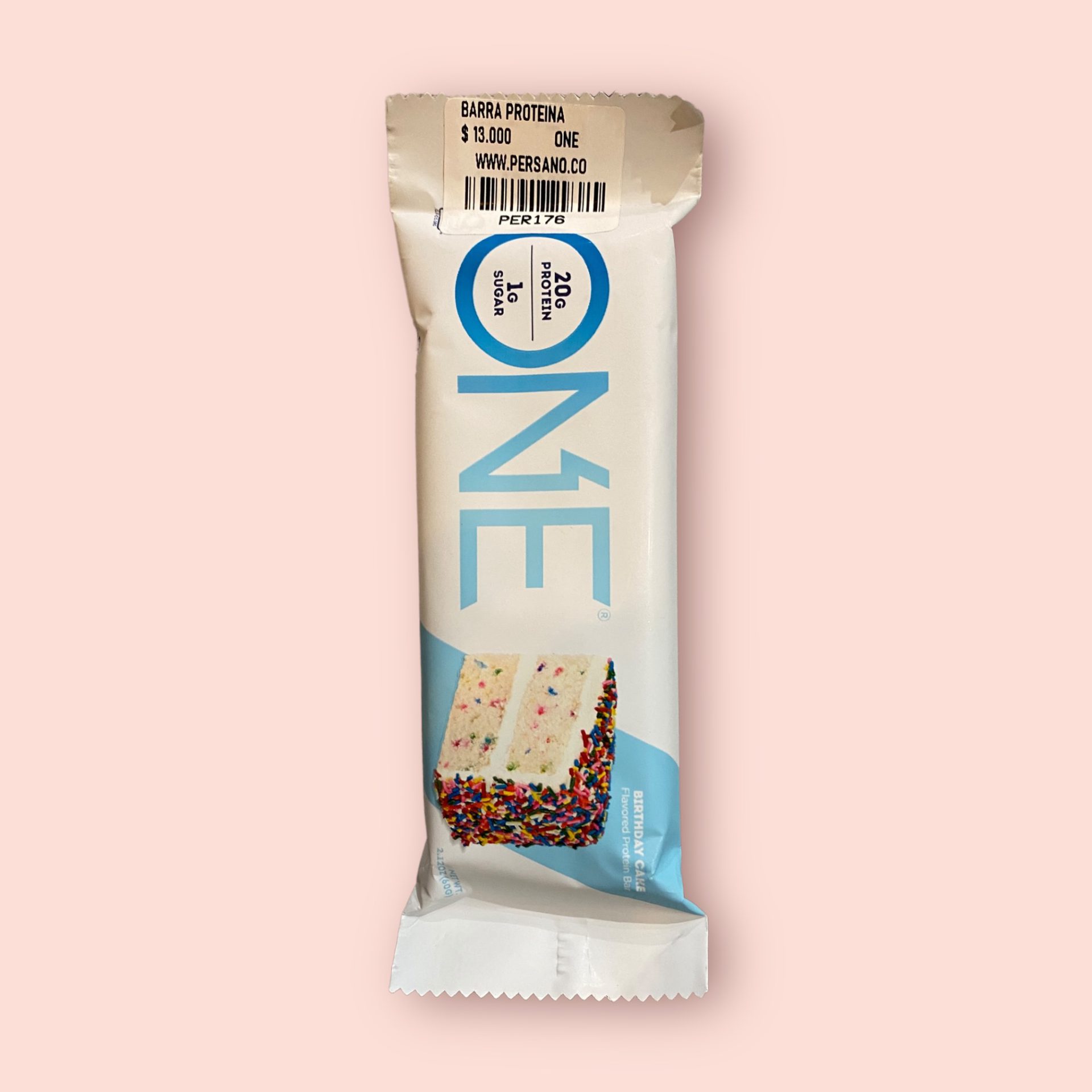 ONE Barra de Proteína Sabor a Birthday Cake 60gr - Compra en Persano.co
