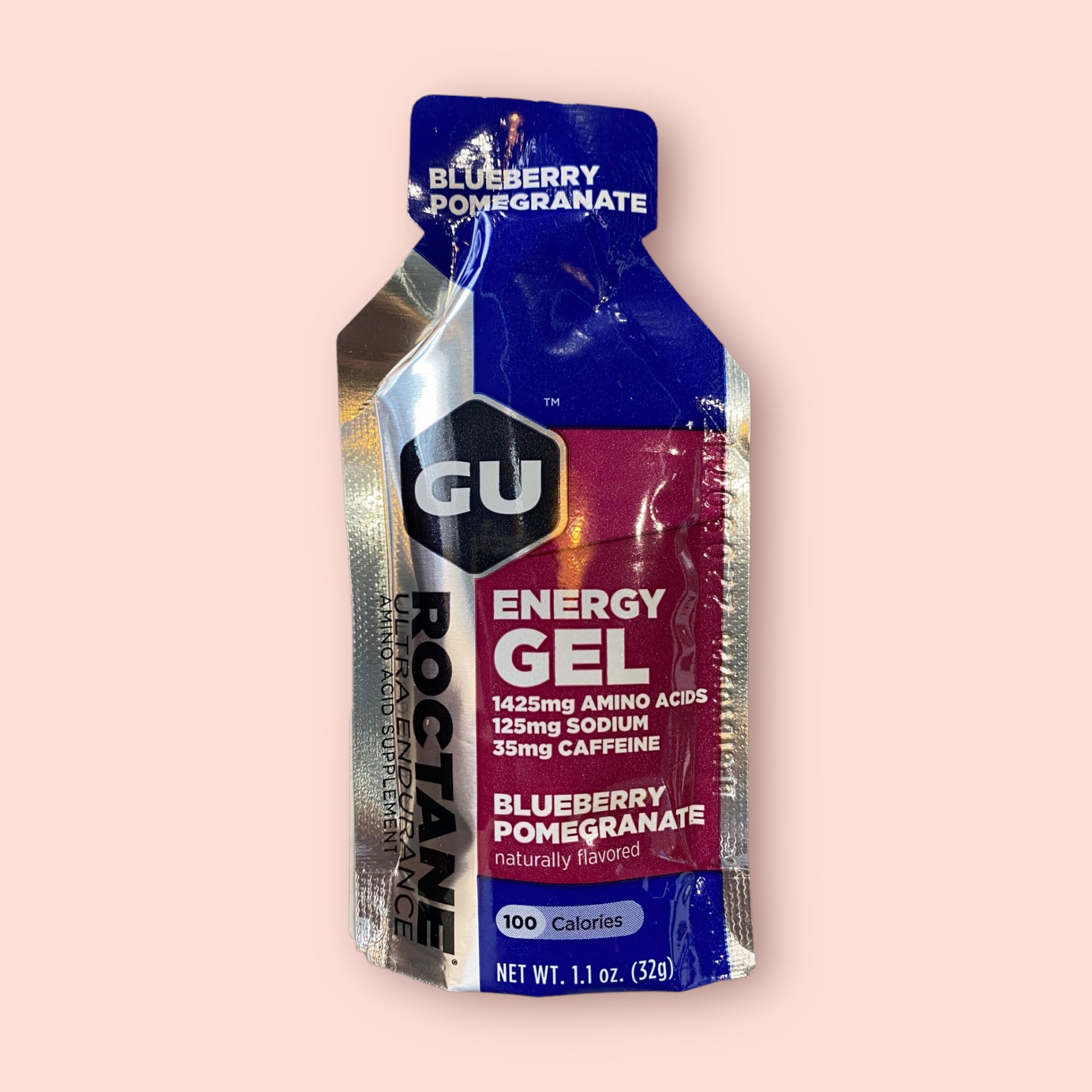 GU Roctane Energy Gel (32g) Blueberry Pomegranate - Persano.co