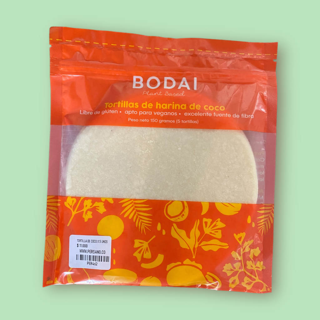 Bodai Tortillas De Harina De Coco X 5 Unidades - Persano.co