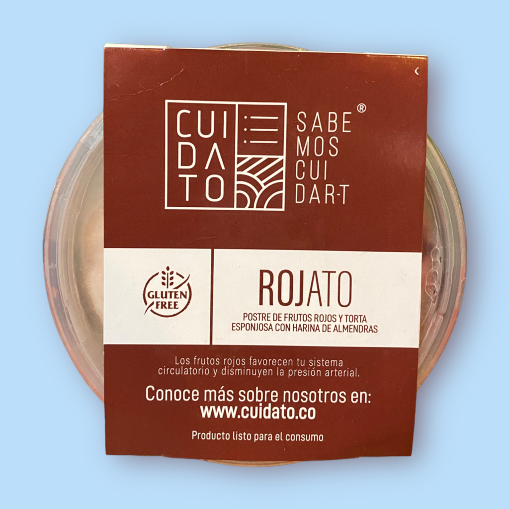 Cuidato Postre Saludable Rojato Con Harina De Almendras 313gr - Persano.co