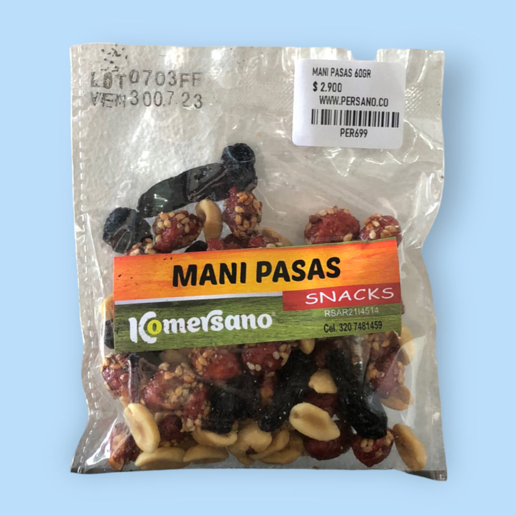 Komprasano Snack De Maní Pasas x 60g - Persano.co