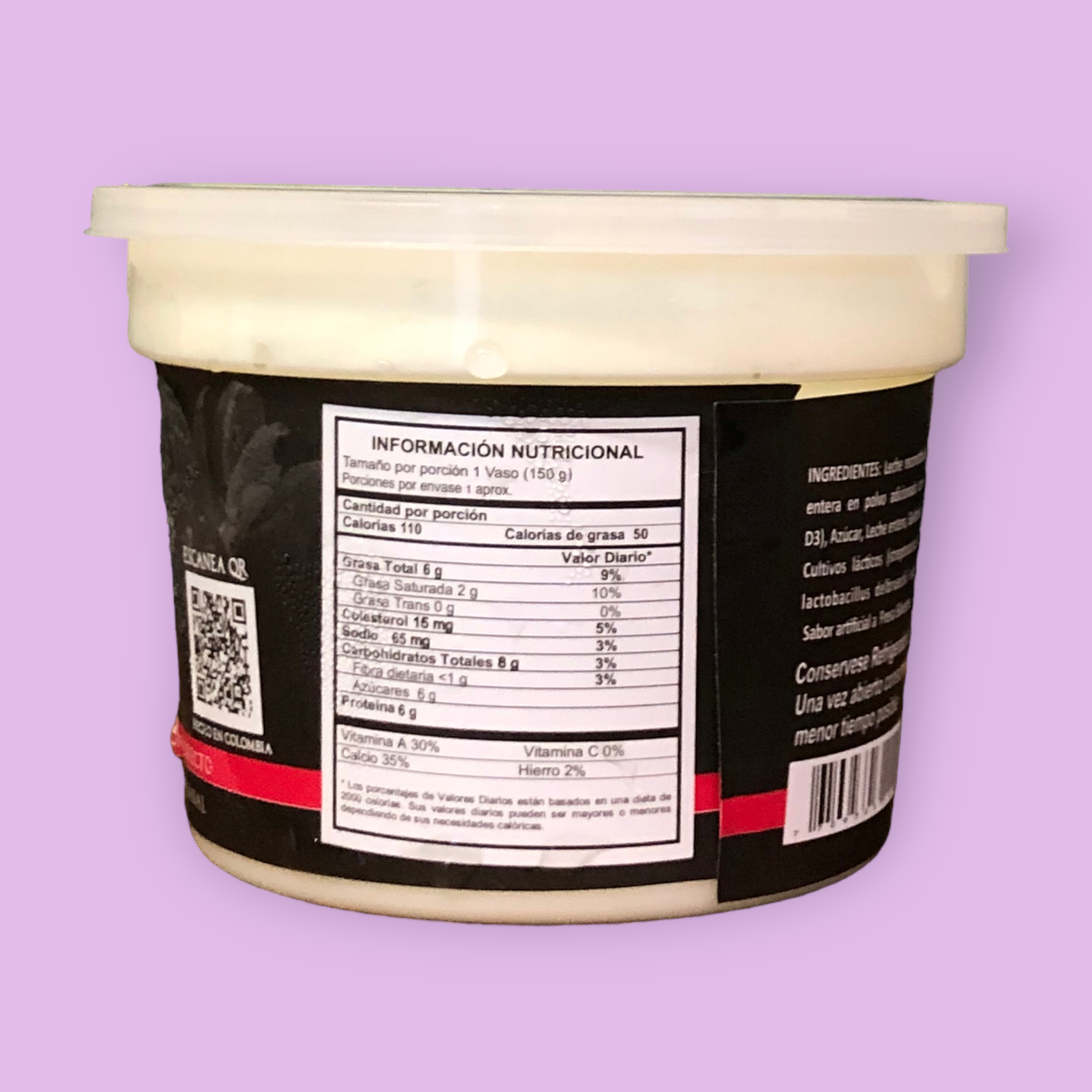 Color Greek Yogurt Griego Personal Sabor a Fresa Silvestre 150g ...