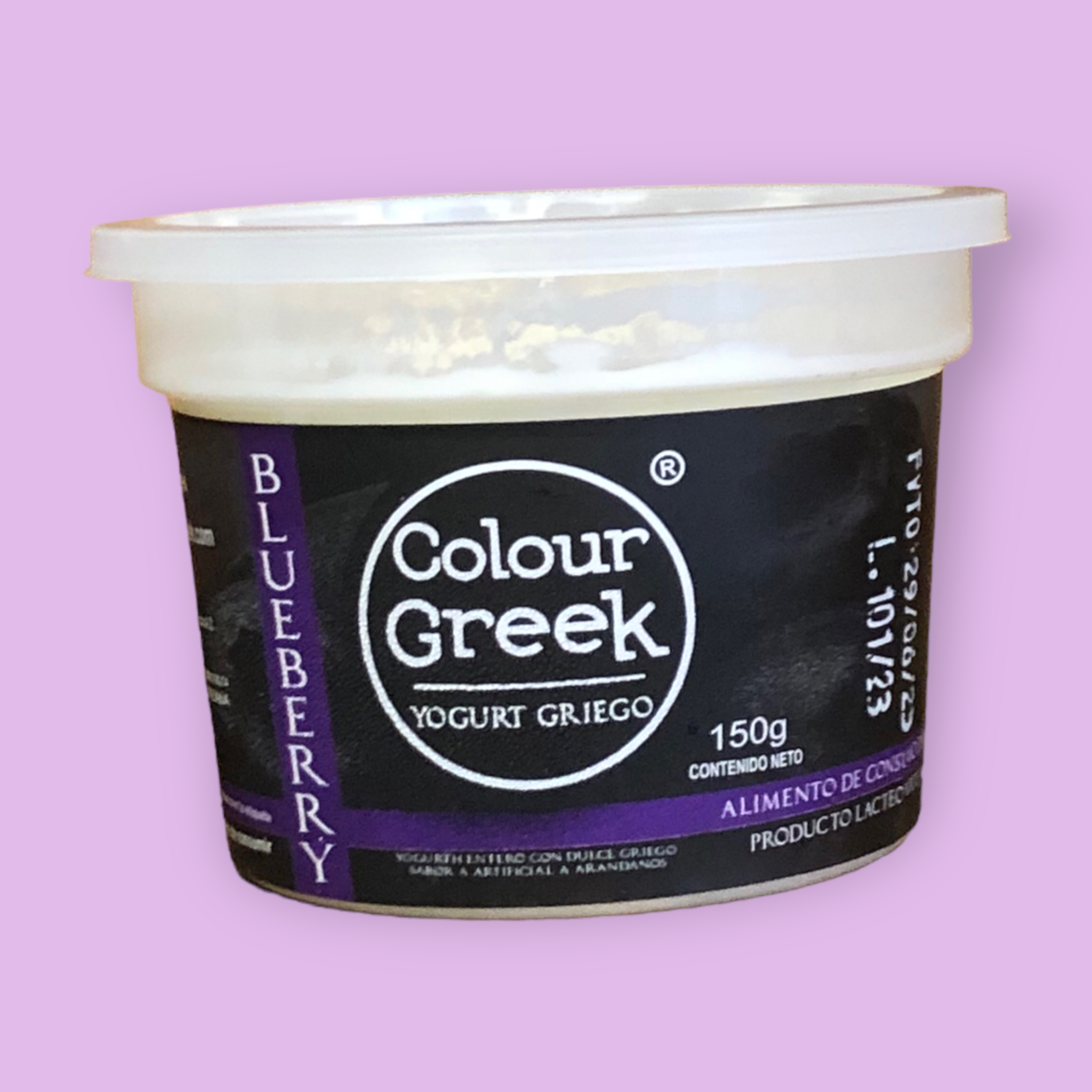 Colour Greek Yogurt Griego Personal Sabor a Blueberry 150g - Persano.co