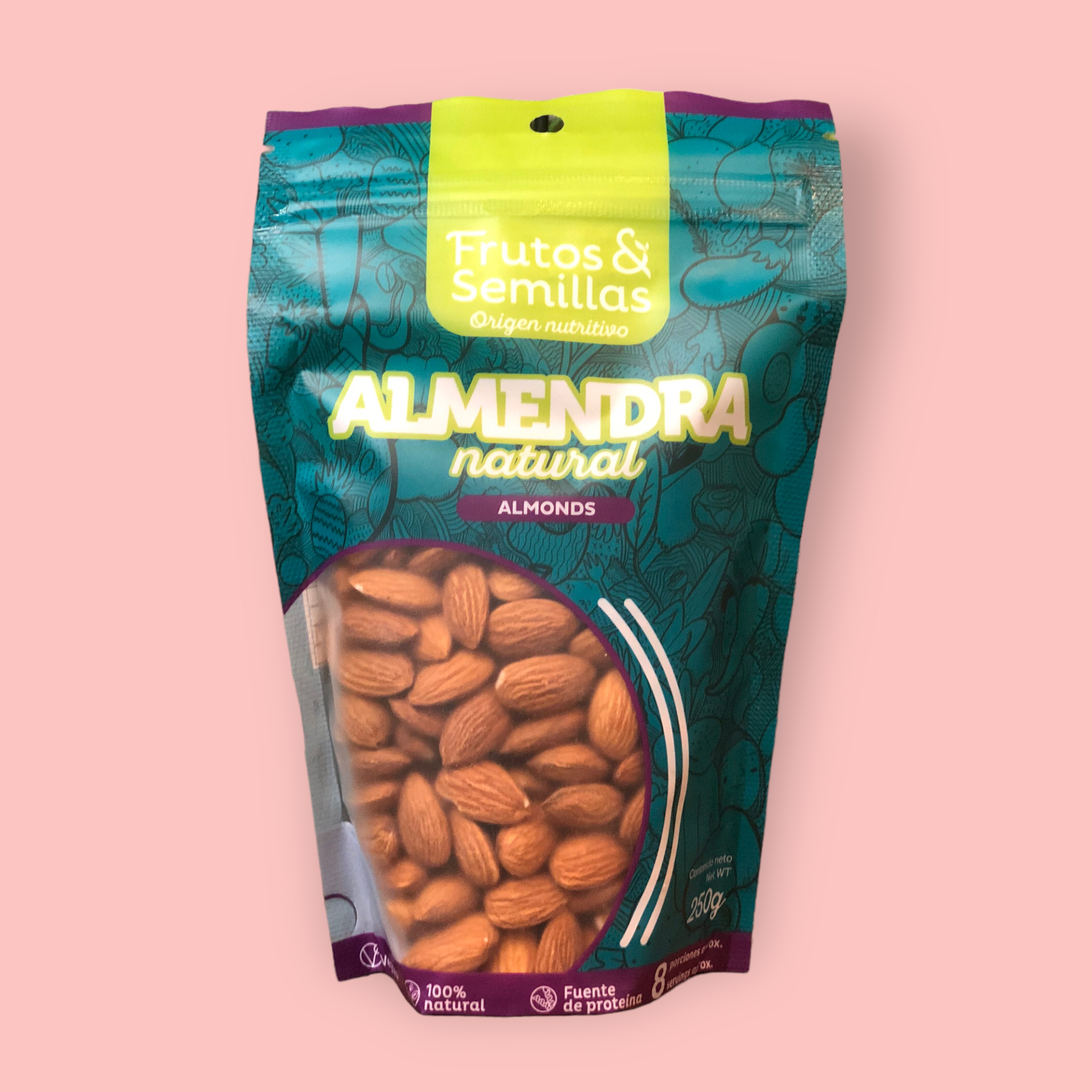 Frutos & Semillas Almendra Natural x 250gr - Persano.co