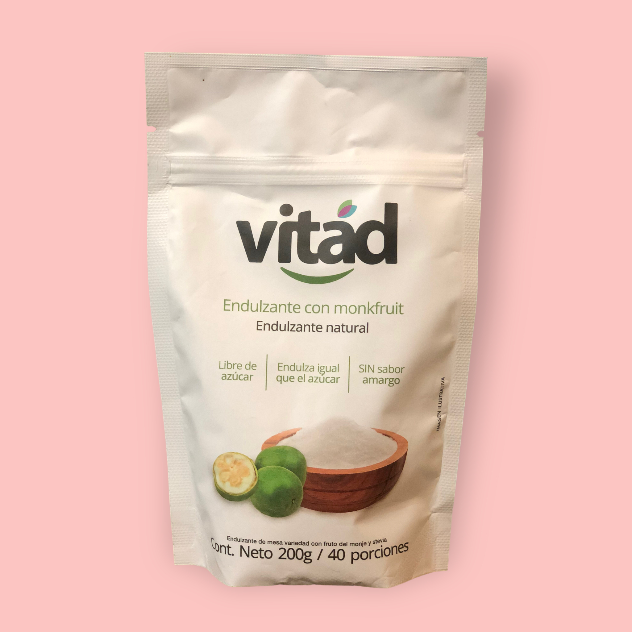 Vitad Endulzante Natural En Polvo Monkfruit x 200g - Persano.co