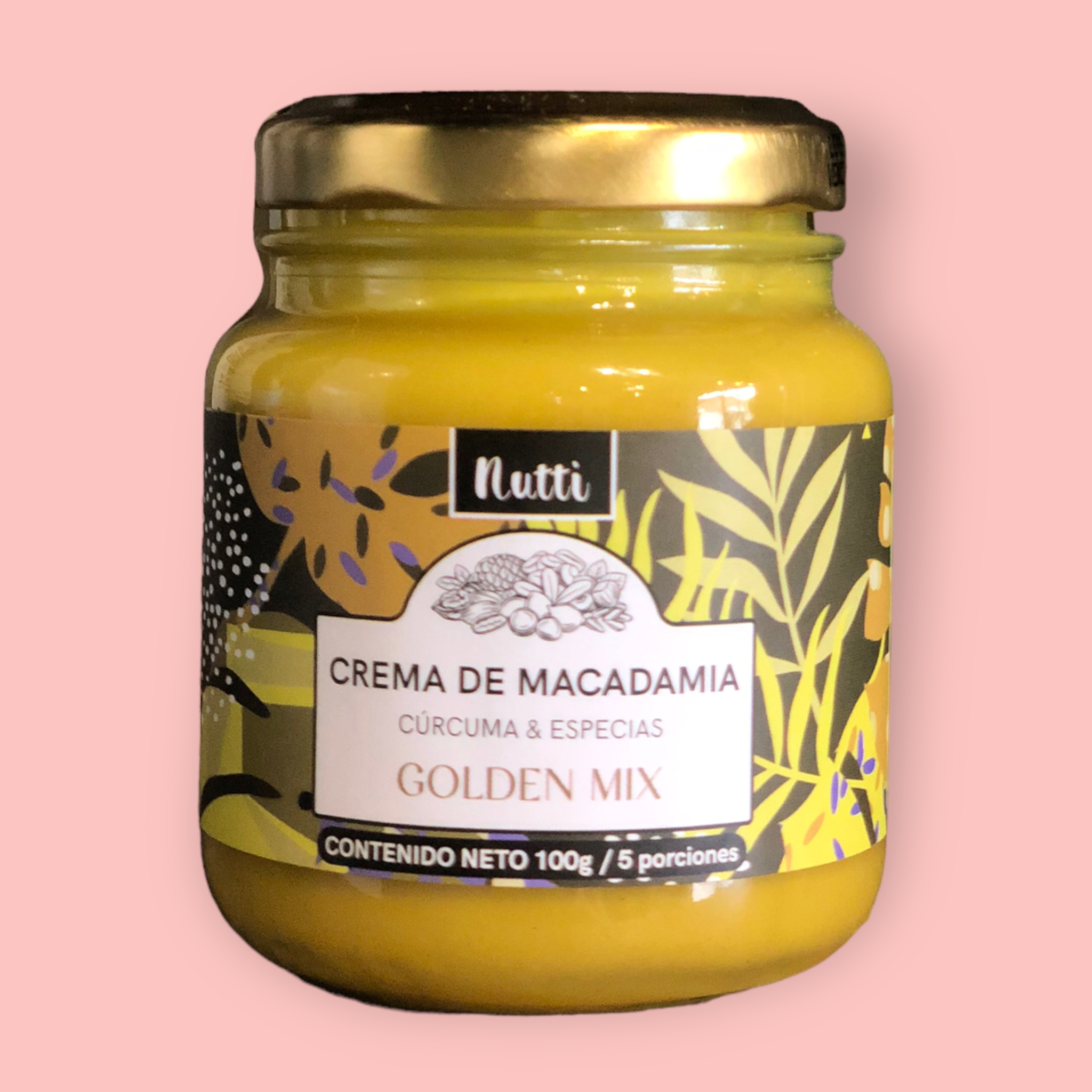 Nutti Crema De Macadamia Golden Mix 100g - Compra en Persano.co