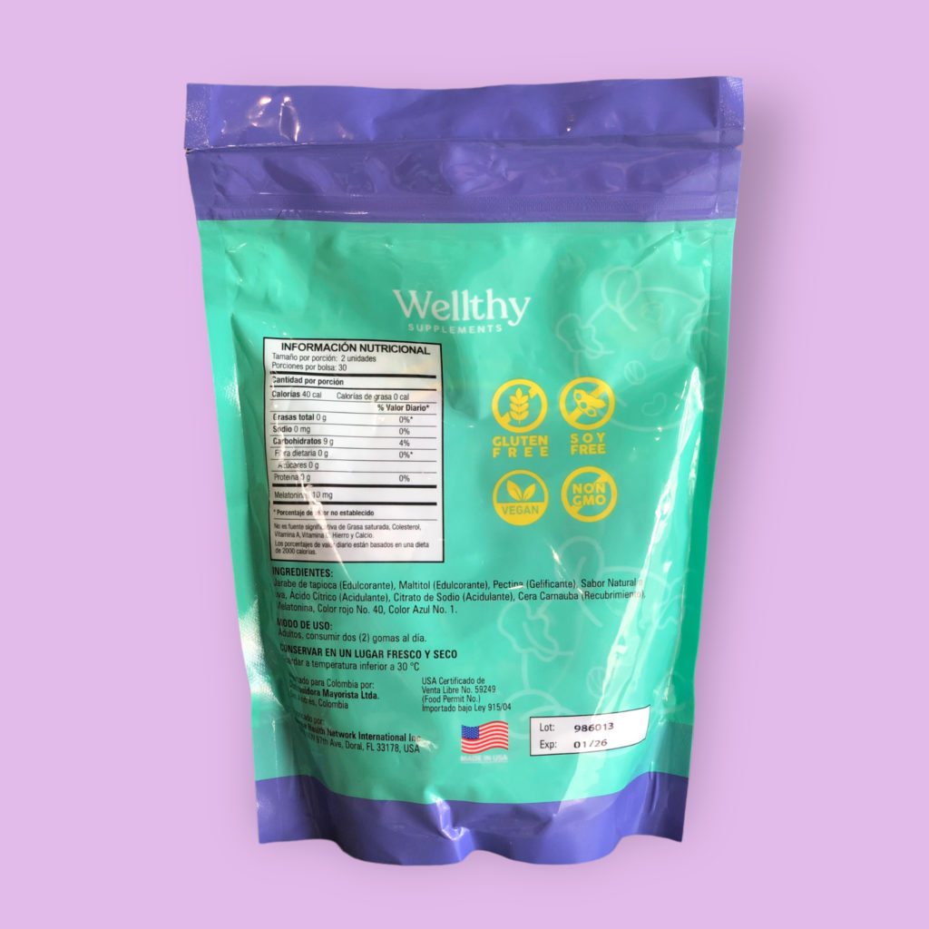 Wellthy Supplements Melatonina 10mg - Persano.co