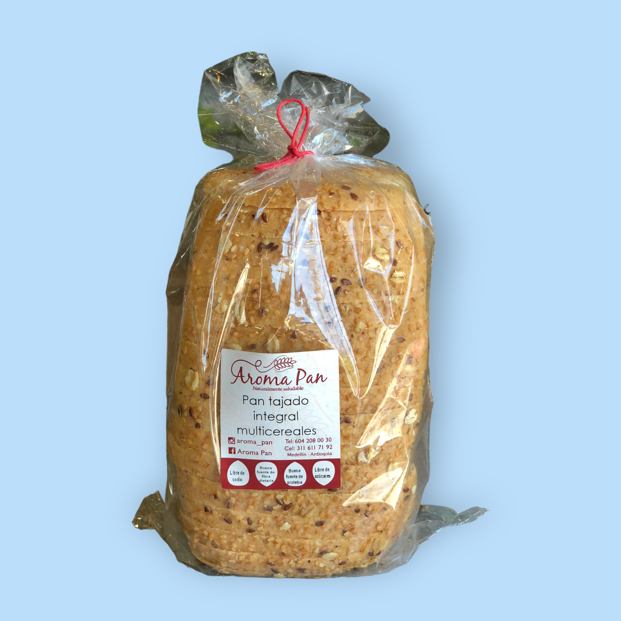 AromaPan Pan Tajado Integral Multicereales x 500g - Persano.co