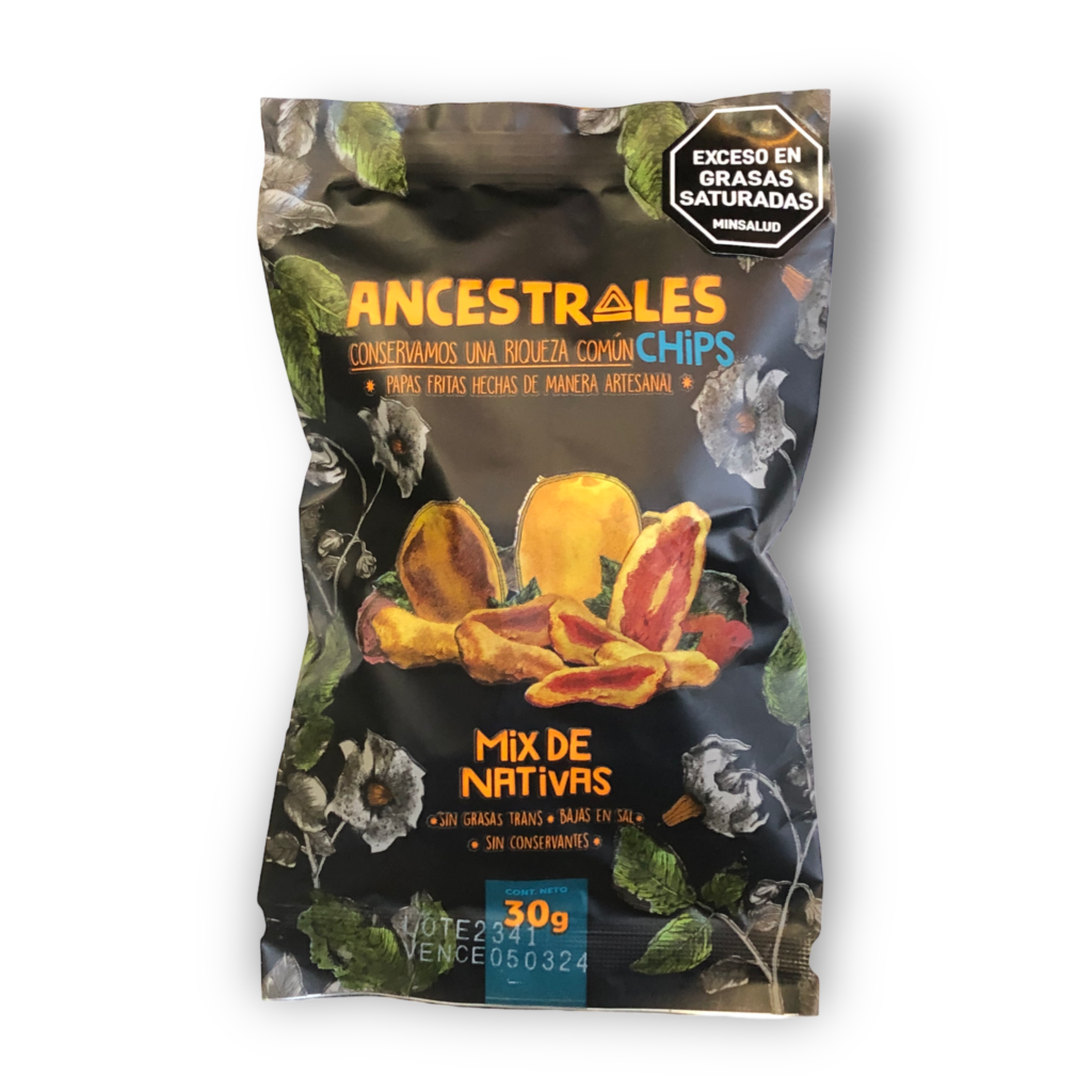Ancestrales Chips De Papas Mix Nativas x 30g - Persano.co