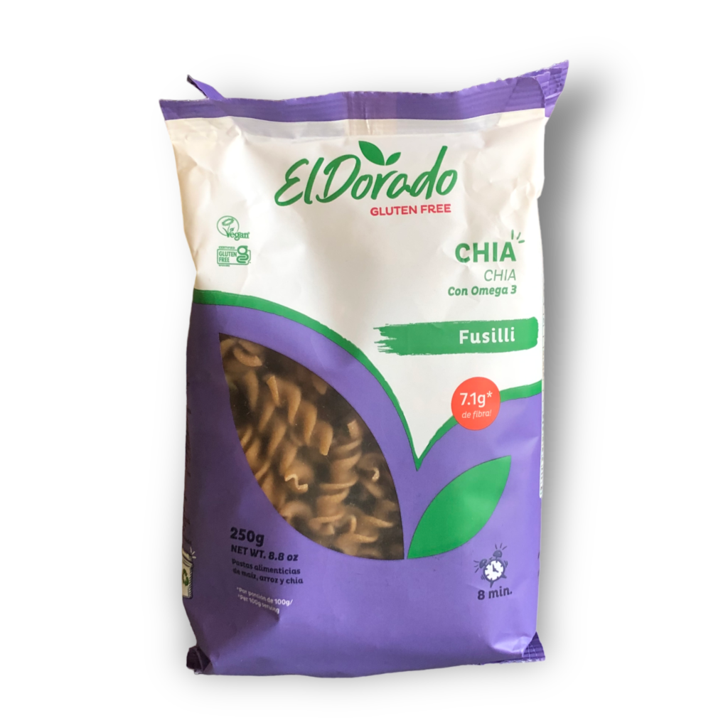 El Dorado Pasta De Chía Fusilli x 250g - Persano.co