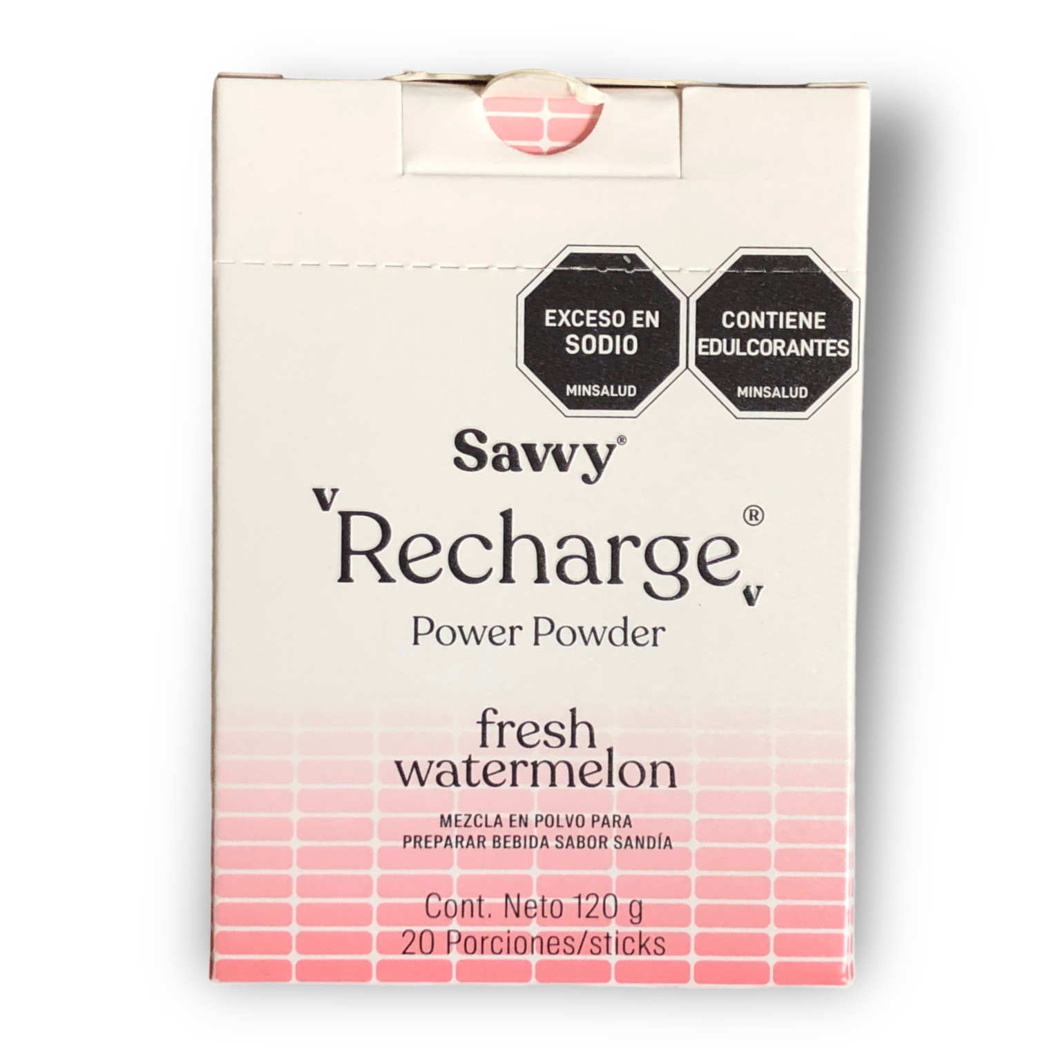 Savvy Recharge Power Powder Fresh Watermelon 20 Porciones - Persano.co