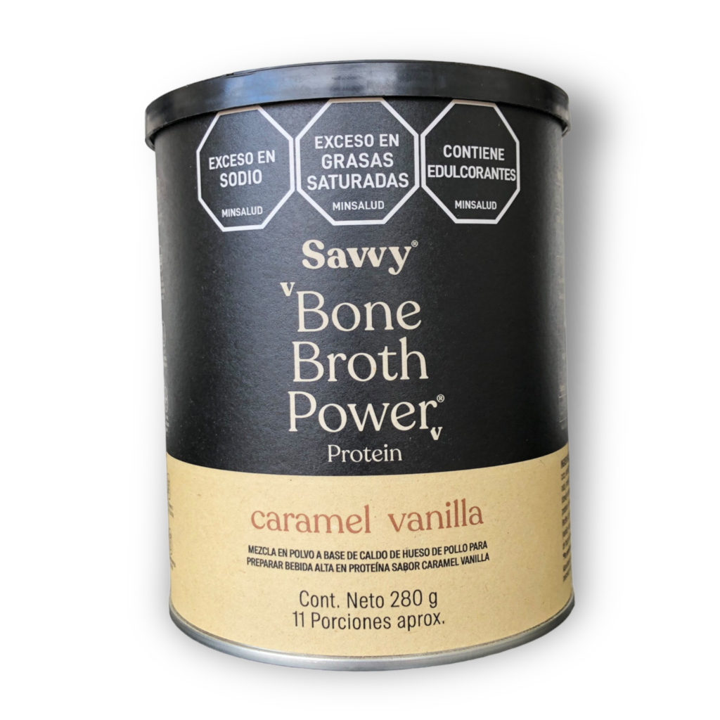 Savvy Bone Broth Power Proteina Sabor Caramelo Vainilla 280g - Compra ...