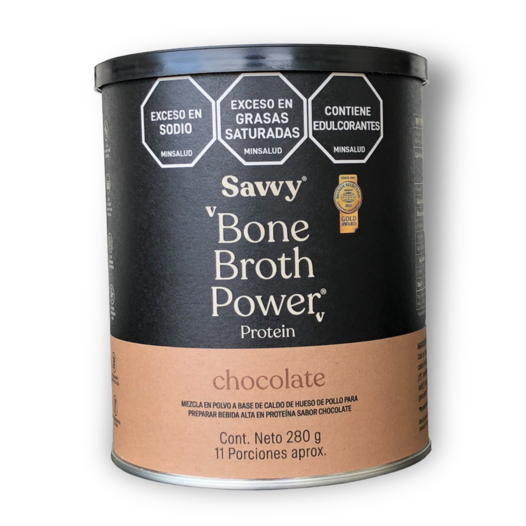 Savvy Bone Broth Power Proteína De Chocolate x 280g - Persano.co
