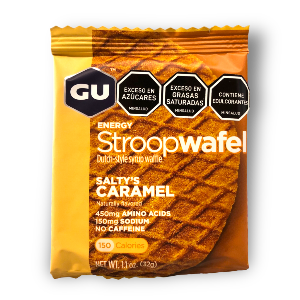 Gu Energy Waffles Energizantes Sabor Caramelo Salado 32g - Persano.co
