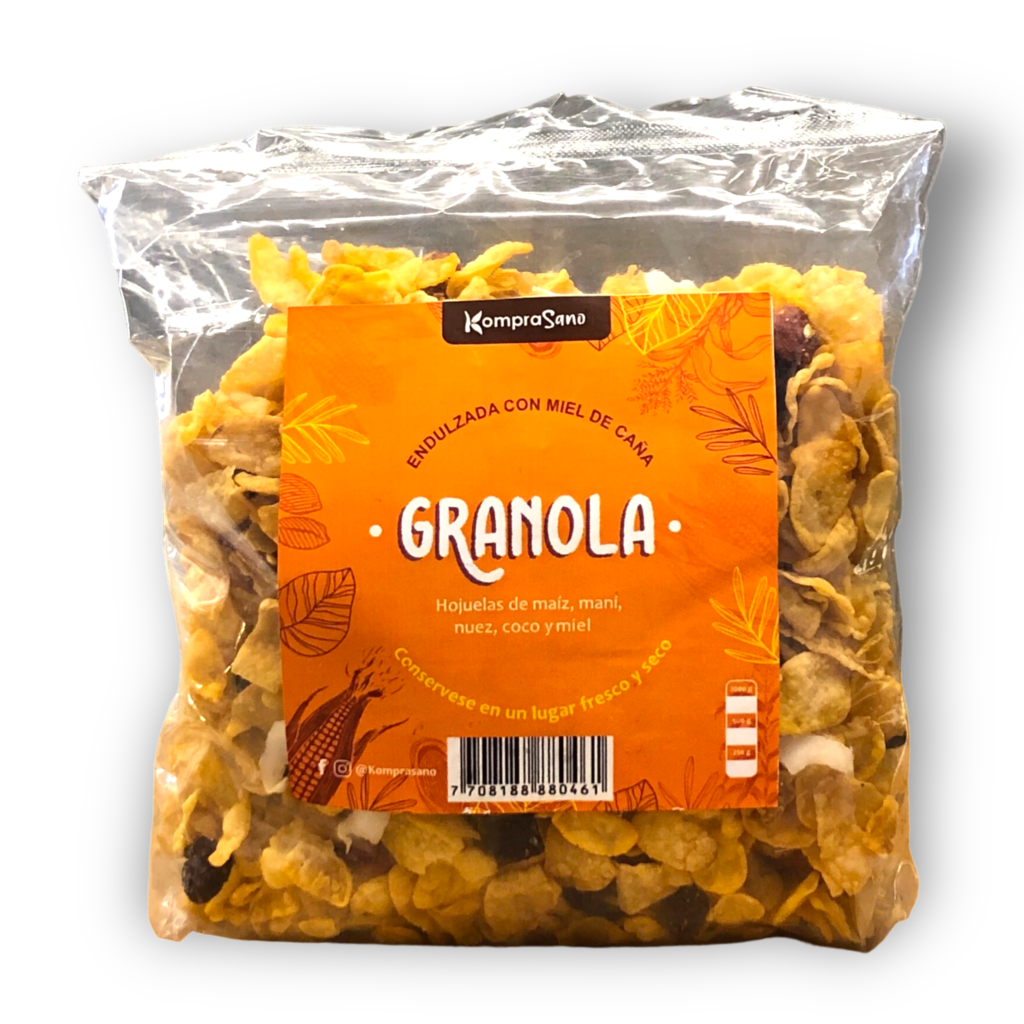 Komprasano Granola Endulzada Con Miel De Caña 250g - Compra en Persano.co