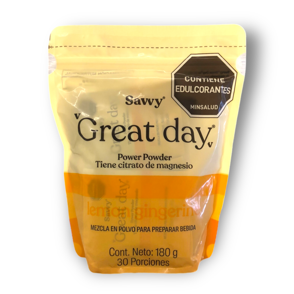 Savvy Citrato De Magnesio Limonada de jengibre x180g - Compra en Persano.co