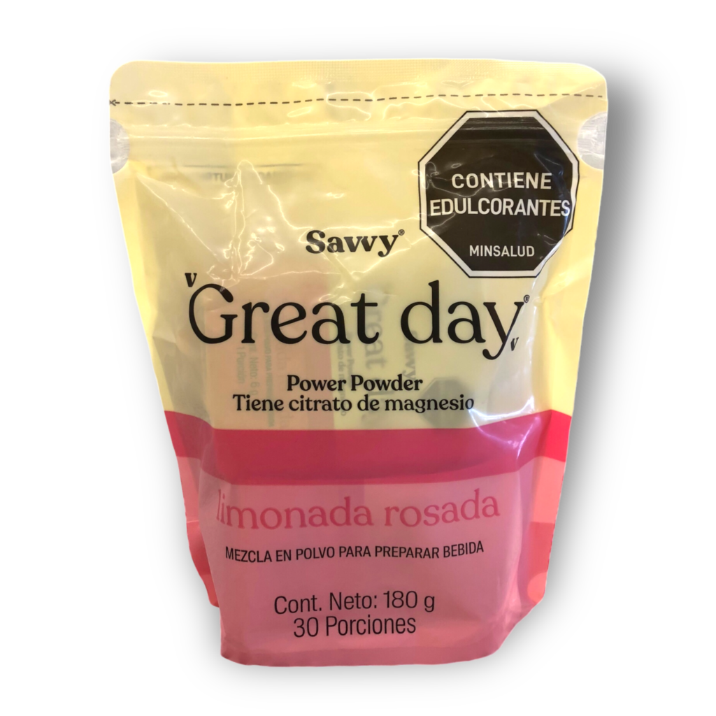 Savvy Magnesio Limonada Rosada x180g - Compra en Persano.co