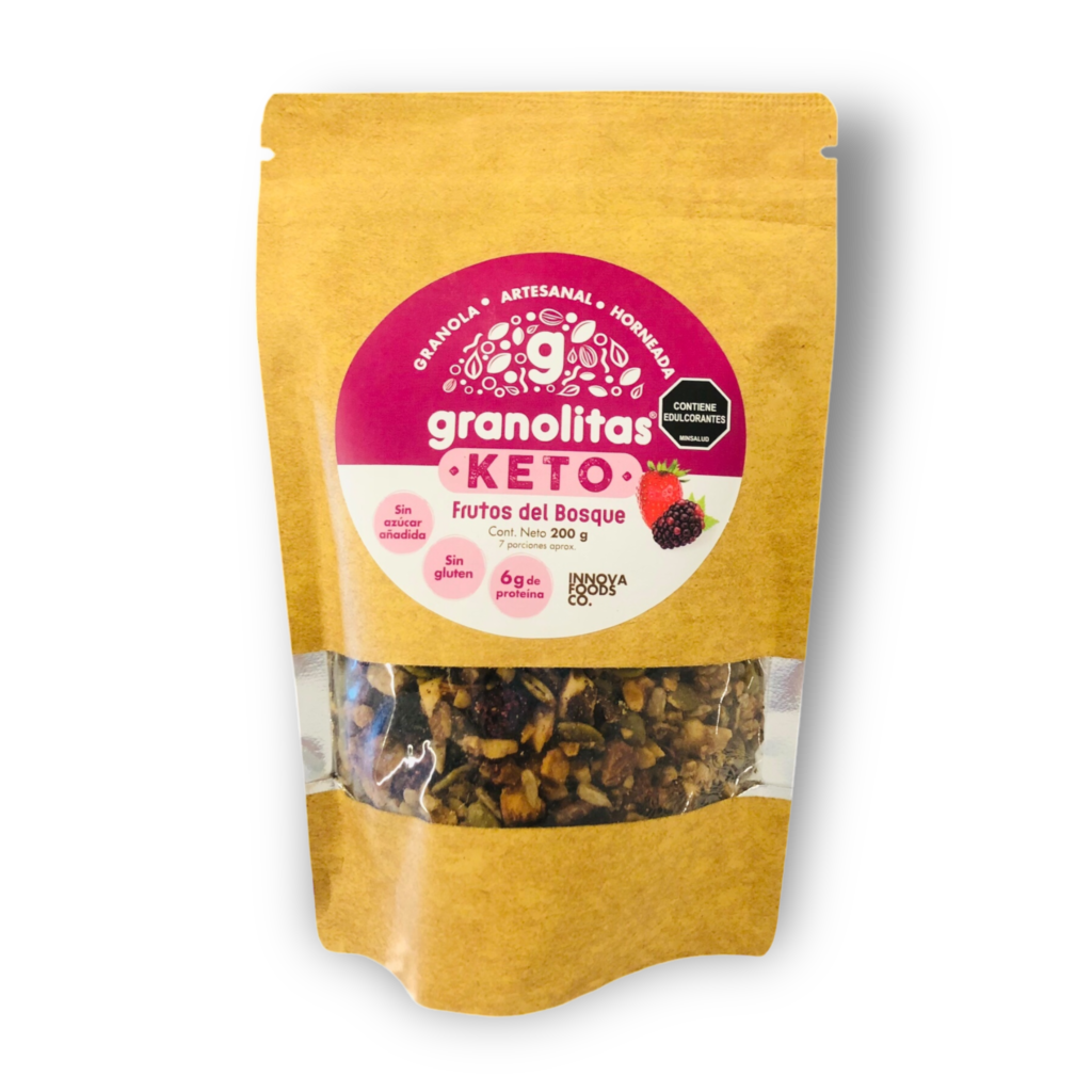 Innova Foods Granola Keto Frutos Del Bosque 200g - Persano.co