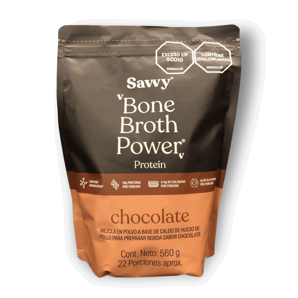 Savvy Bone Broth Power Proteína De Chocolate x560g - Compra en Persano.co