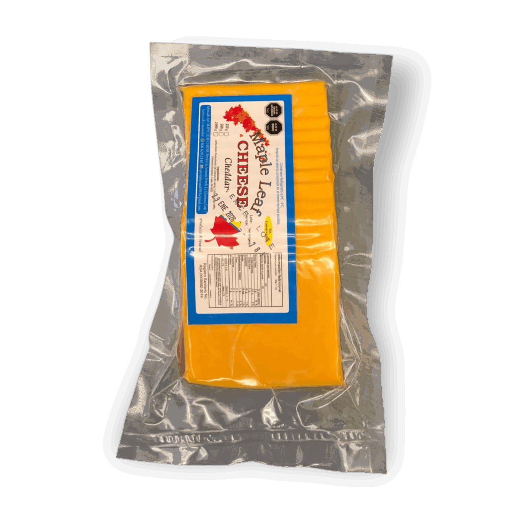 Queso Cheddar Tajado 250g - Maple Leaf Cheese - Persano.co